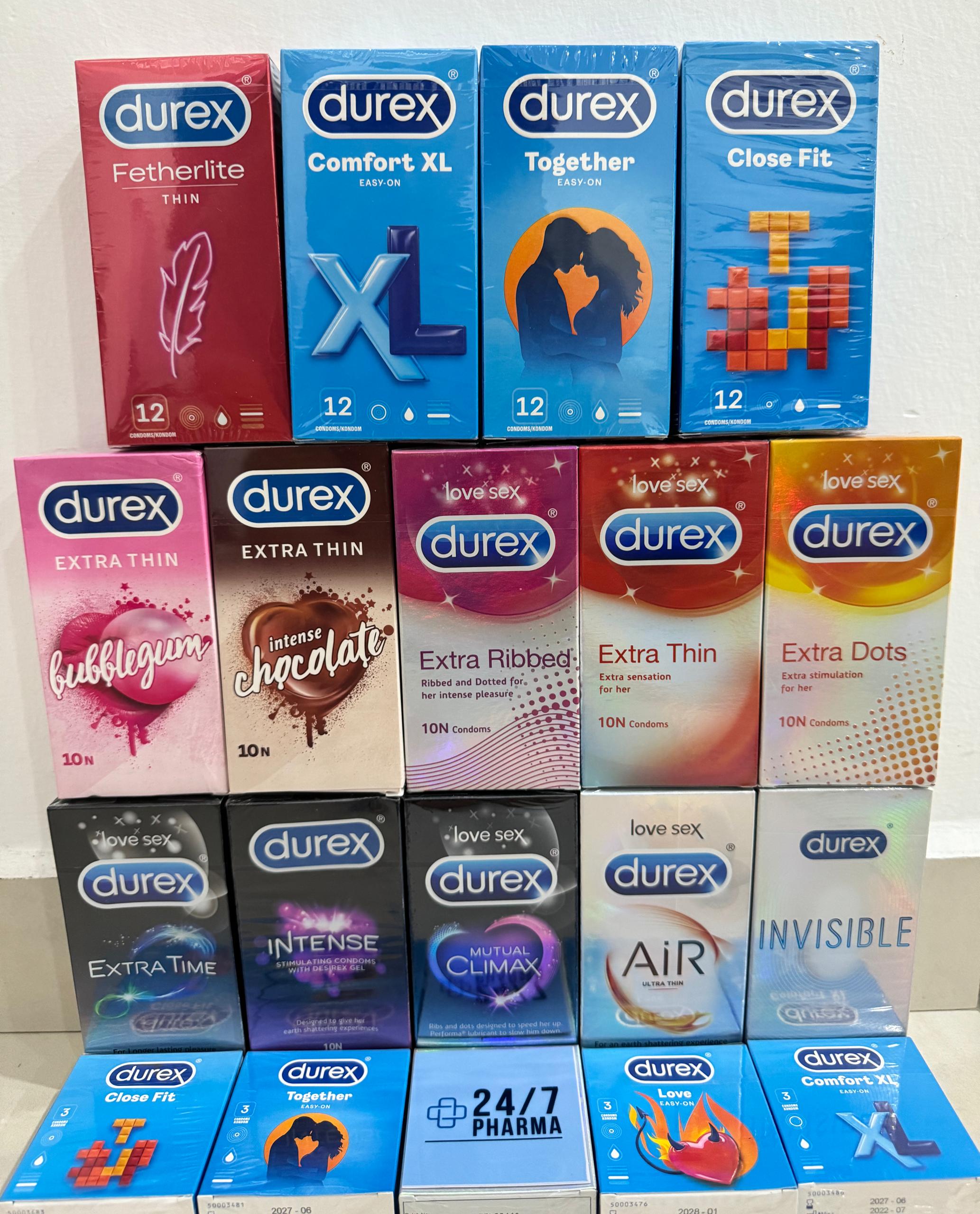 (1 Piece) Durex Extra Safe Condoms Condom Kondom Lelaki 安全套 避孕套 Love ...