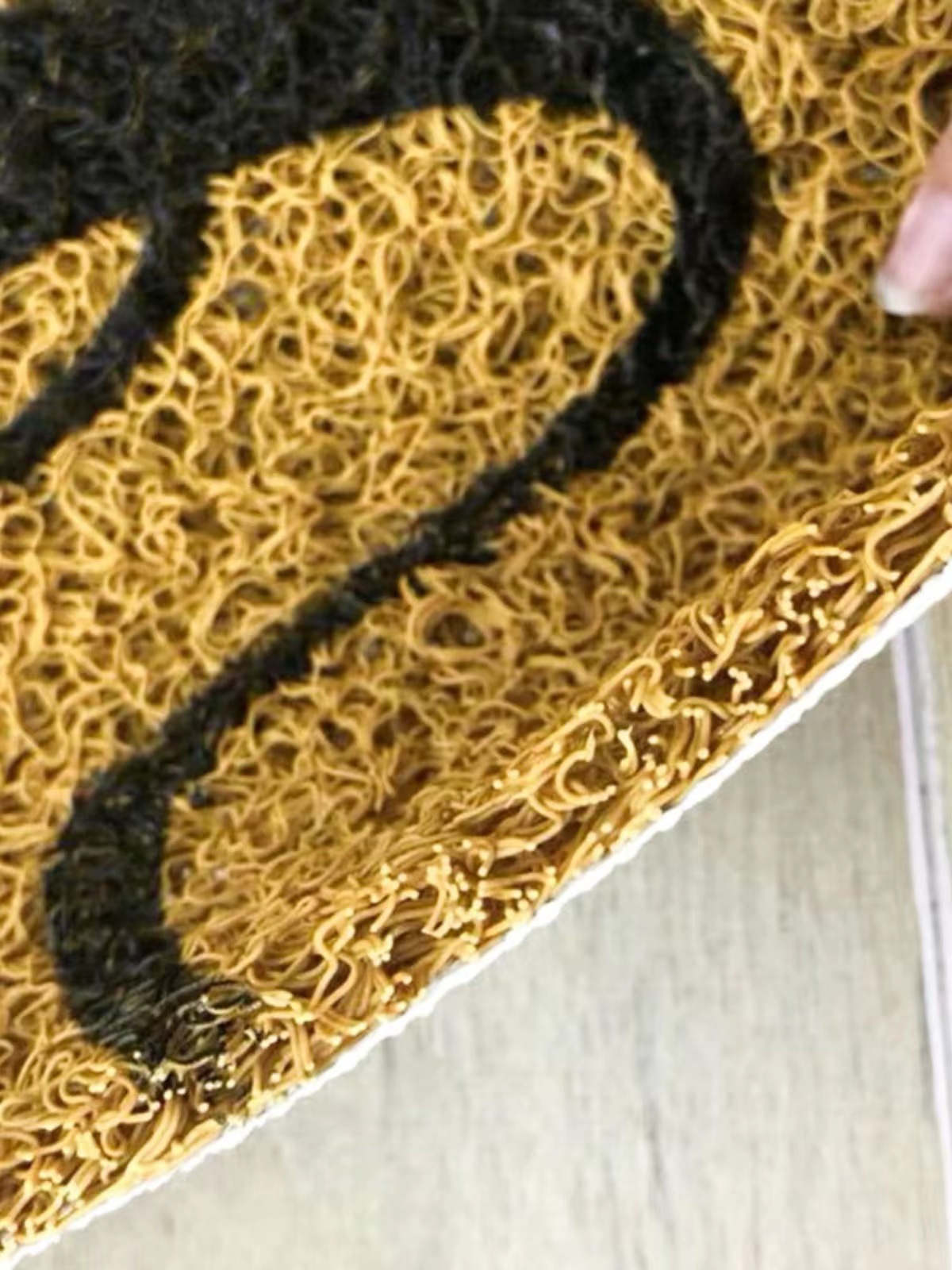 Imitation Coconut Fiber PVC Coil Door Mat PVC Silk Loop Scrape Door ...