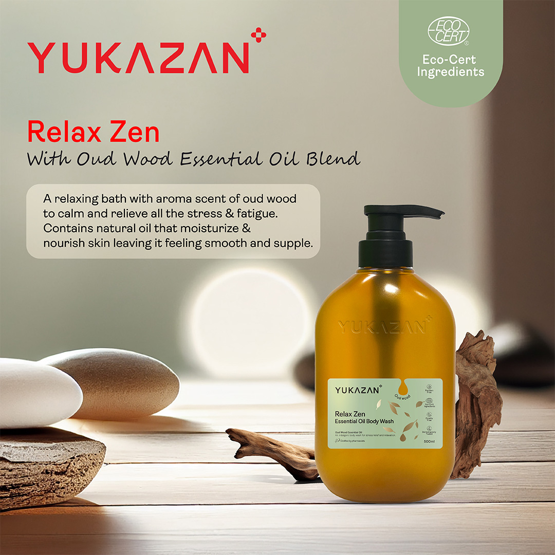 Yukazan Relax Zen Essential Oil Body Wash (500ml) / Body Shower / Spa Bath | Shopee Malaysia