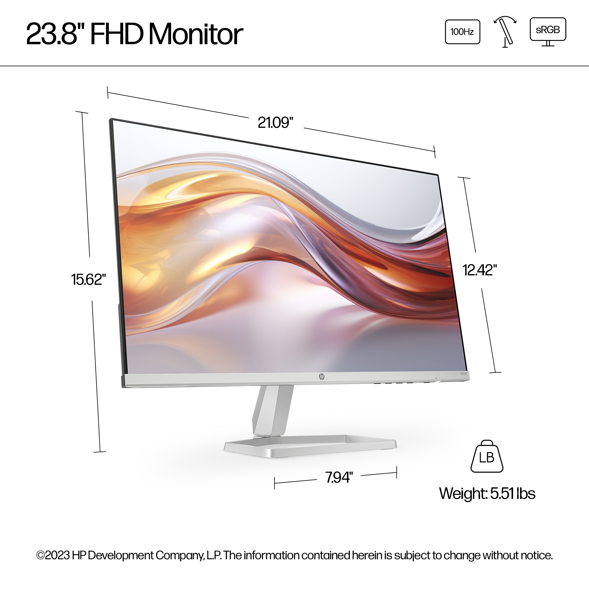 HP Series 5 Monitor S5 524SF / 527SF / 532SF ( 23.8" / 27"/ 32 ...