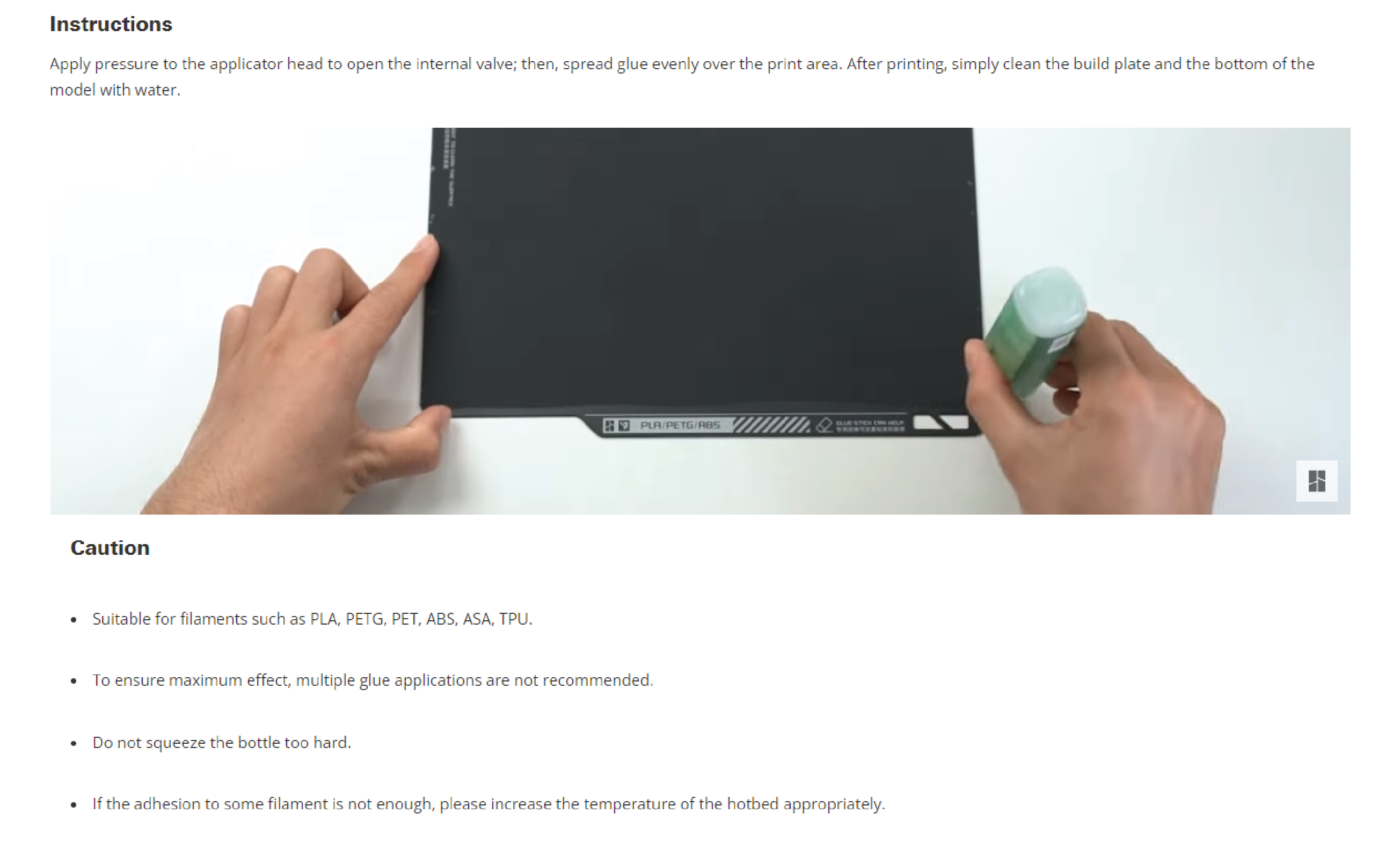 Bambu Lab X1 Series // P1P - Liquid Glue for Build Plate ( PLA/ABS/PETG ...