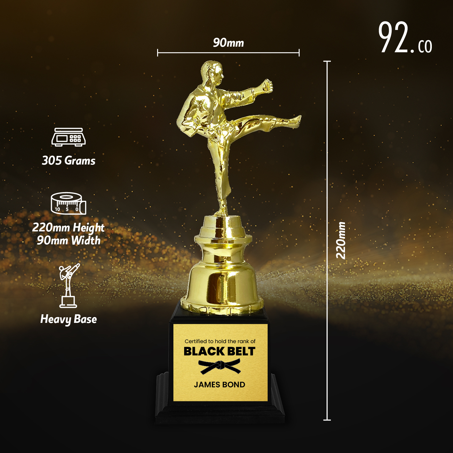 [Karate Trophy] Karate Trophy Award Karate Trophy Martial Arts Piala ...