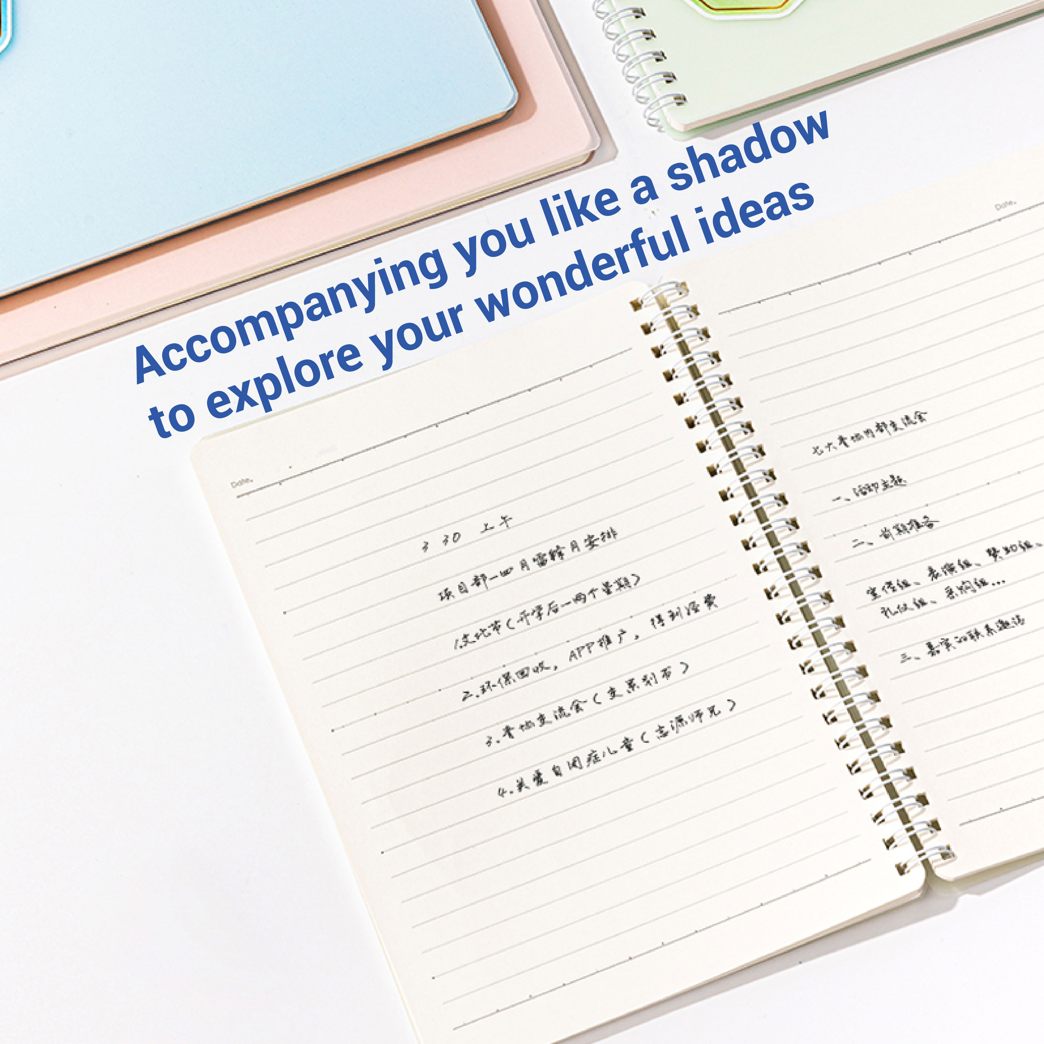 Deli Spiral Coil Notebook A5/B5 120 Pages Diary Plain Notepad Buku Nota ...