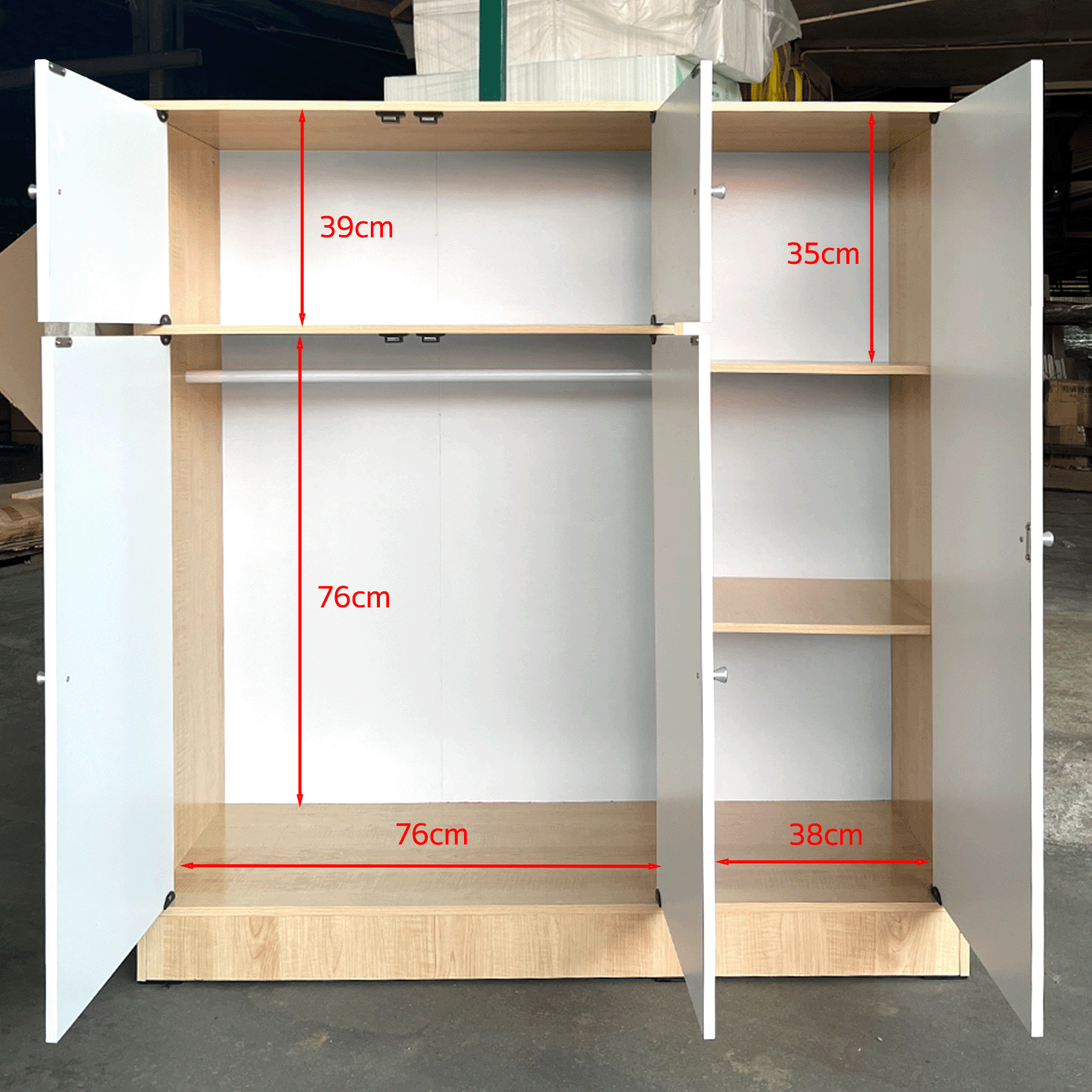 HOMATRIX Small Wardrobe Storage Cabinet Almari Baju Kecil Simpan Barang ...