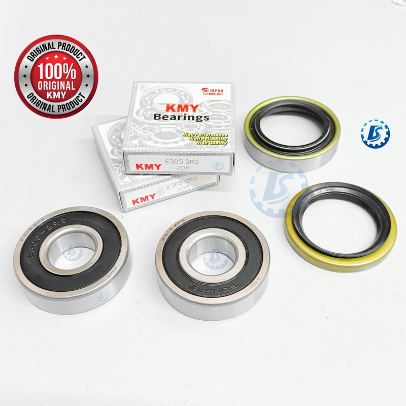 🔥Original KMY🔥Perodua Kancil 660 850 Front Wheel Bearing with Oilseal ...