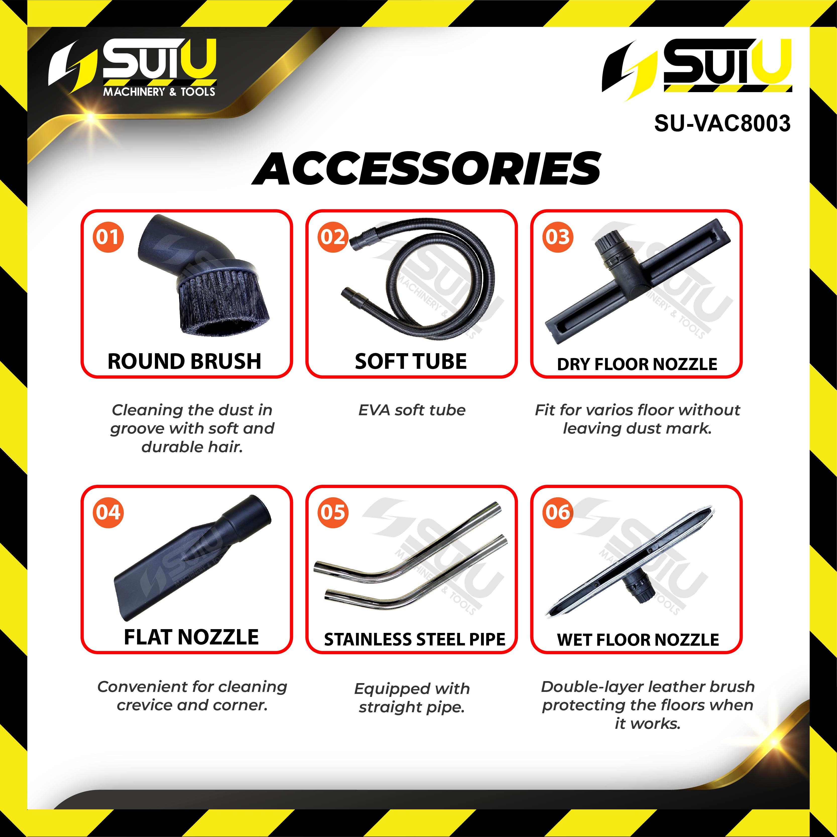 [NEW] SUI U / SUIU VAC8003 80L Heavy Duty Industrial Use Wet & Dry ...