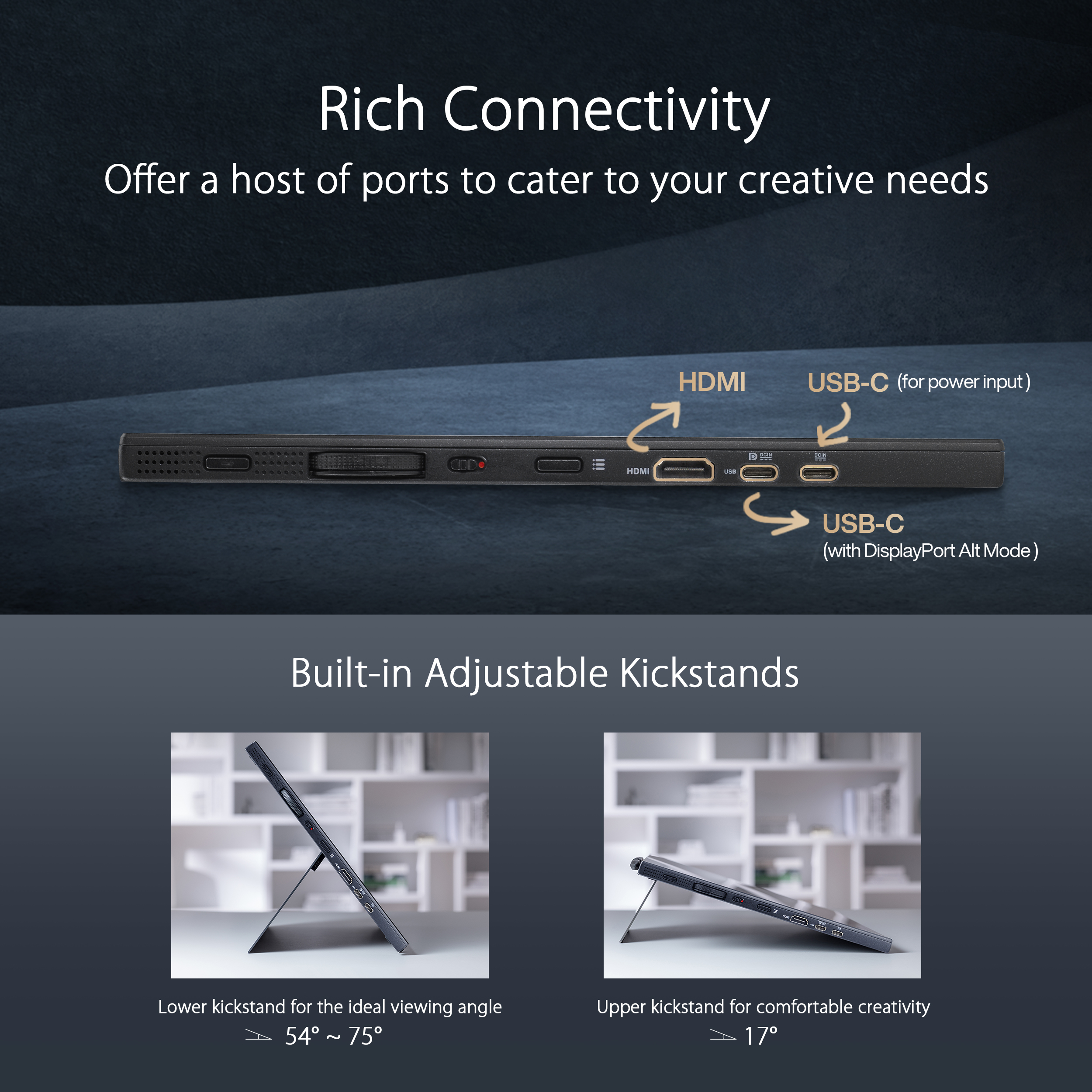 ASUS ProArt PA169CDV Pen Display – 15.6-inch, IPS, 4K UHD (3840 x 2160 ...