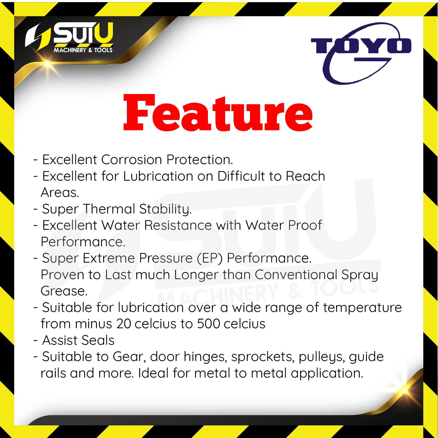 TOYO 300ML Multi Purpose Hi-Temp Grease Spray | Shopee Malaysia