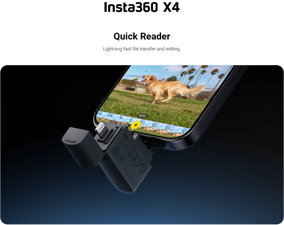 Insta360 X4 Quick Reader | Shopee Malaysia