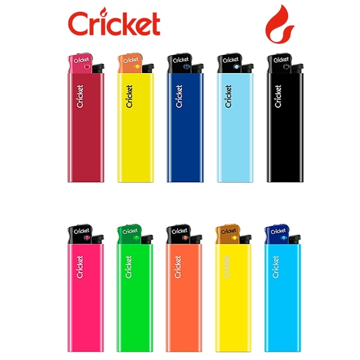 Cricket Lighters Original (50 Pcs/box) Random Colour | Shopee Malaysia