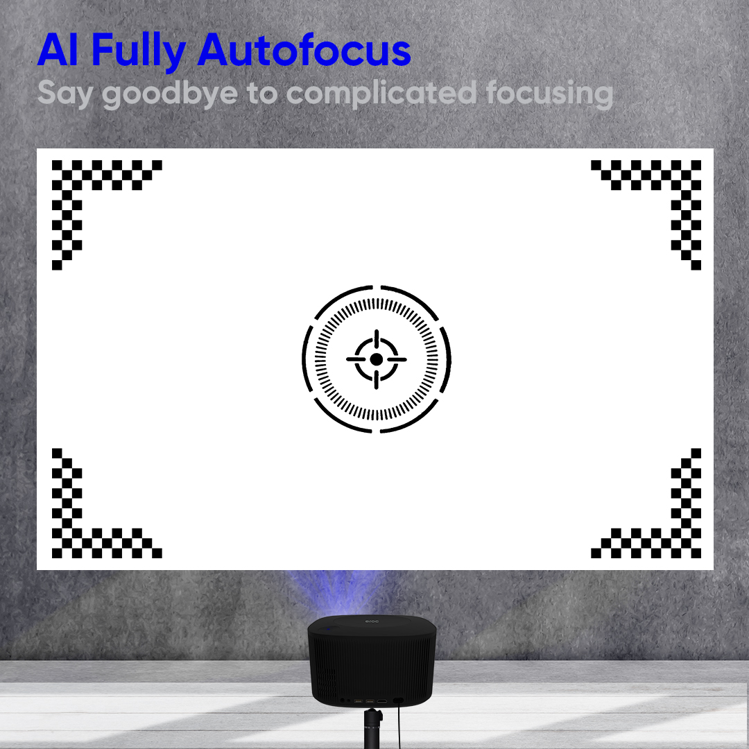 EROC Mega Classroom Smart LCD Projector Android Full HD 4K 1080P / 600 ...