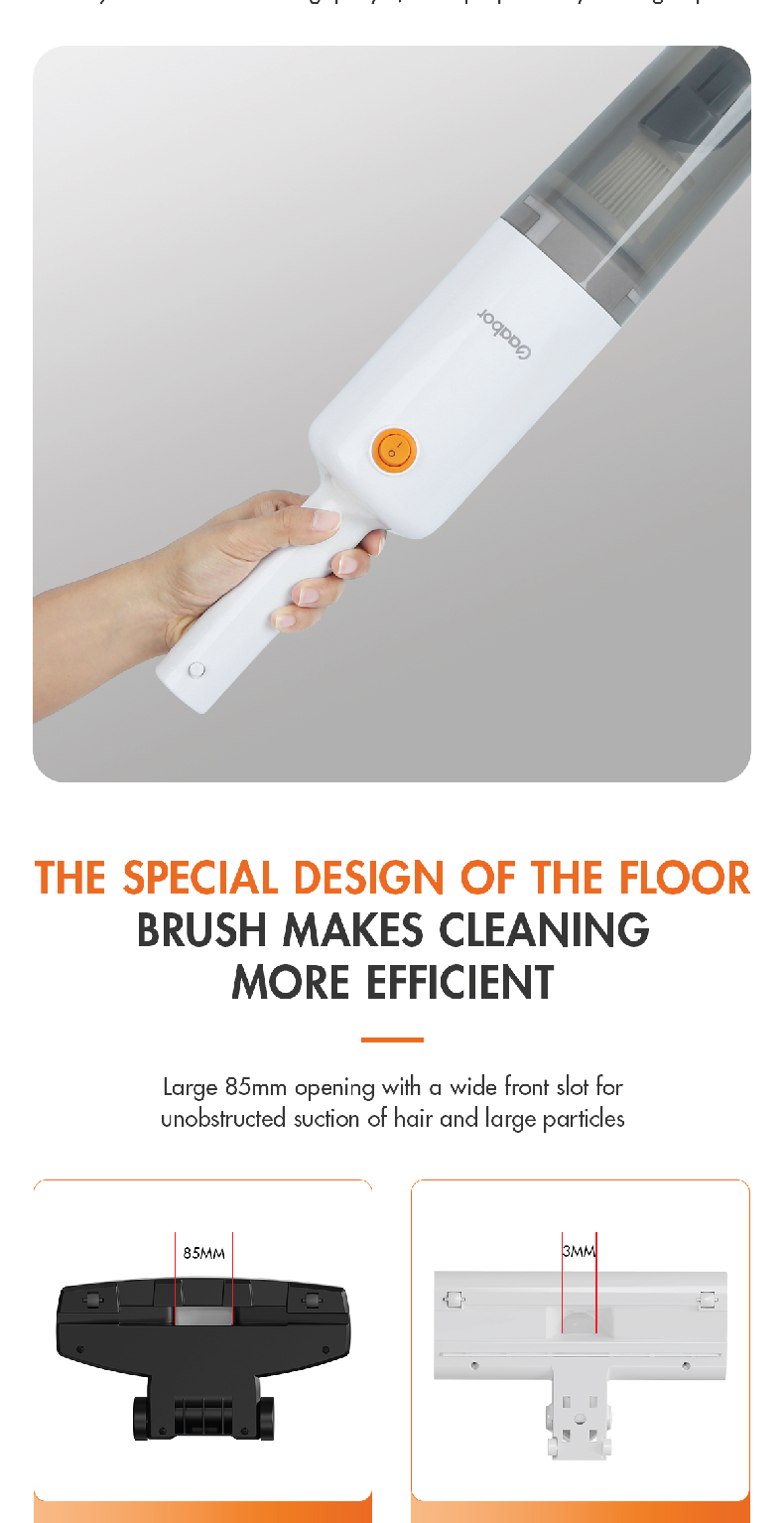 Gaabor 14000PA Suction Power 2 In 1 Multipurpose Corded Vacuum Cleaner ...