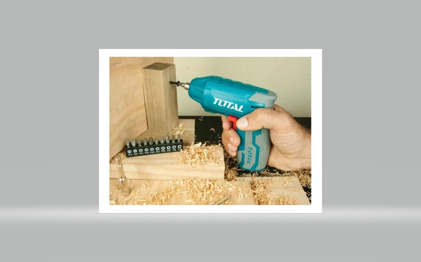 [ TOTAL ] TSDLI0402 4V LITHIUM-ION CORDLESS SCREWDRIVER | Shopee Malaysia