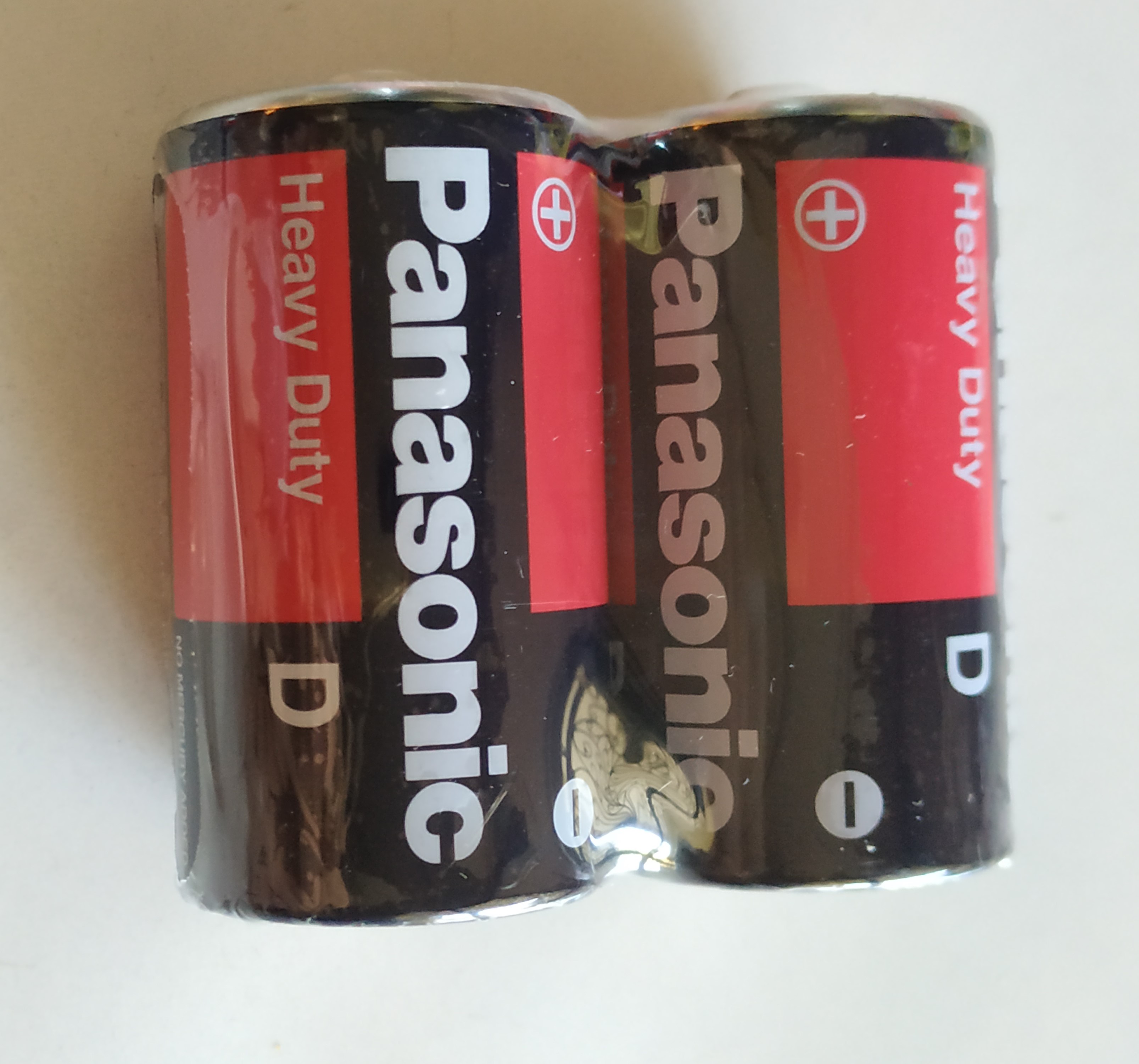 Panasonic Battery Heavy Duty Size D 2Pcs Each Anti-Leak Protection ...