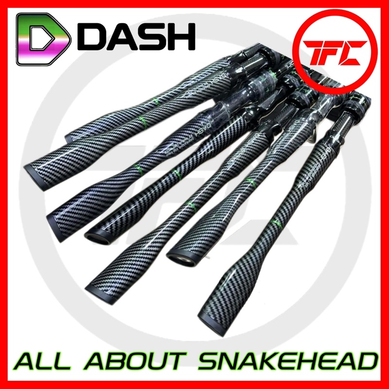 DASH FISHING ROD ALL ABOUT SNAKEHEAD Baitcast & Spinning BC Baitcasting ...