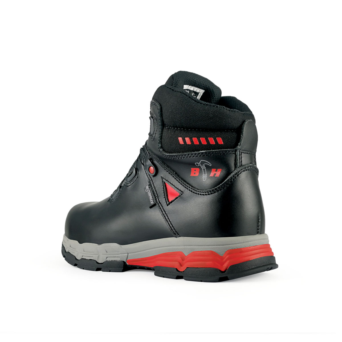 Black Hammer Pro Series Men Waterproof Mid Cut with Fastlock Safety ...