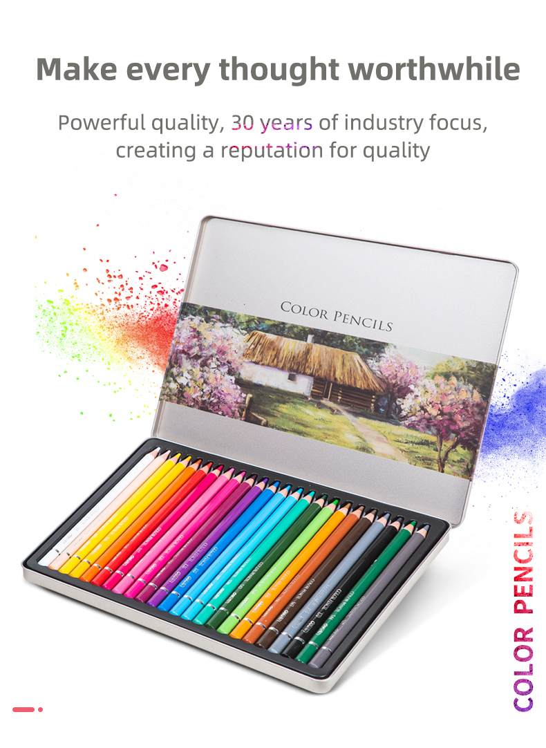 Deli Signature Oil Colour Pencil Pensel Warna School Ergonomic Shape ...