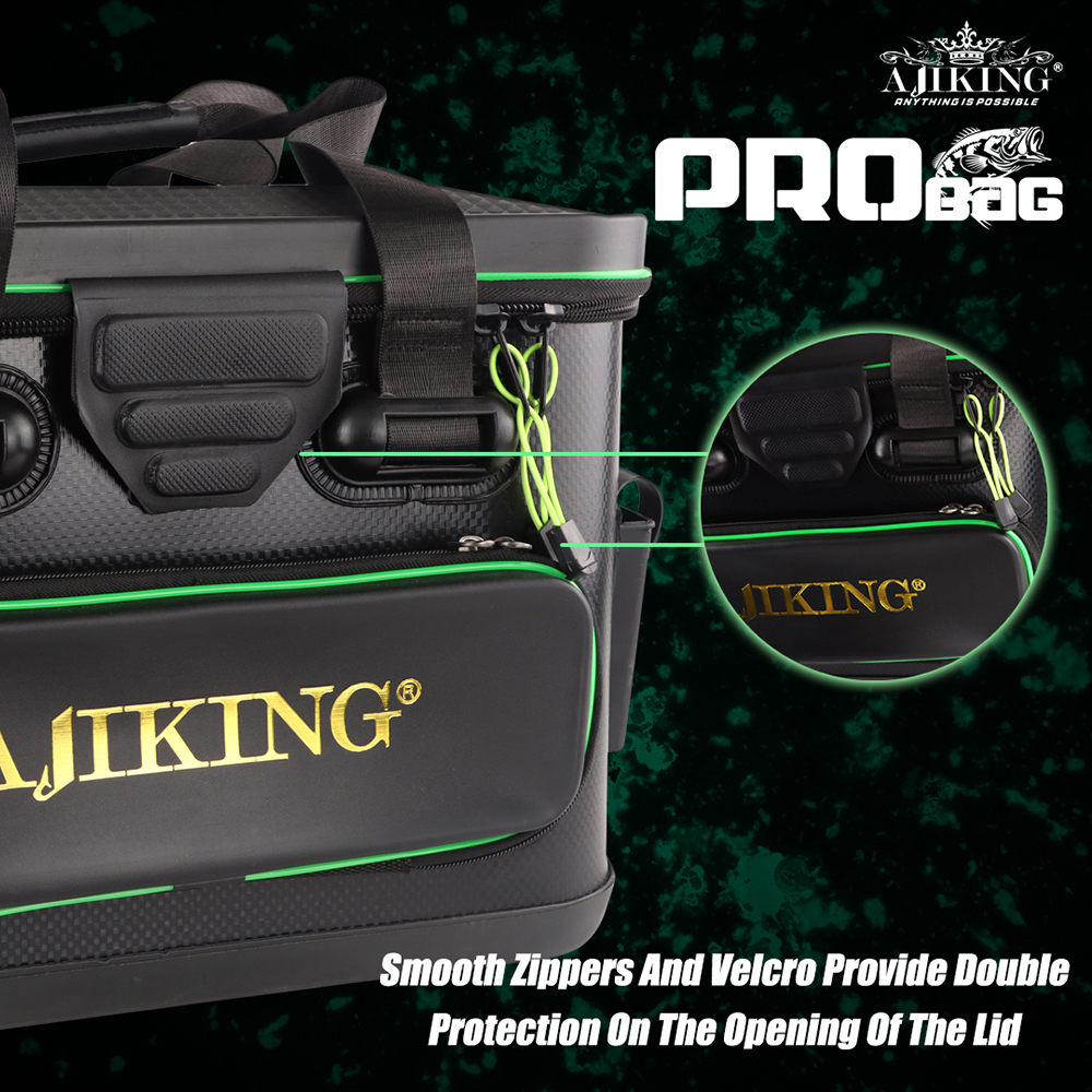 Ajiking Pro Bag APB 4258 Tool Bag Store Accessories With Rod Holder ...