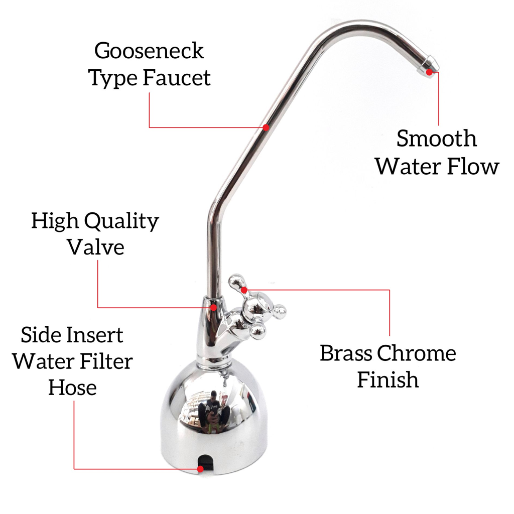 Stainless Steel Portable Faucet with Base For All Water Purifier ...