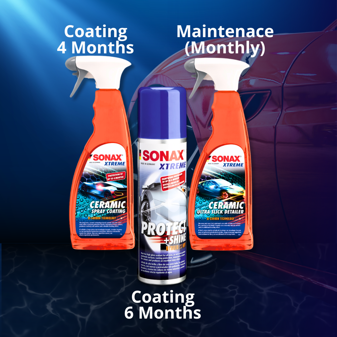 SONAX Ceramic Coating Spray Extra Smooth High Gloss Water Beading Nano ...