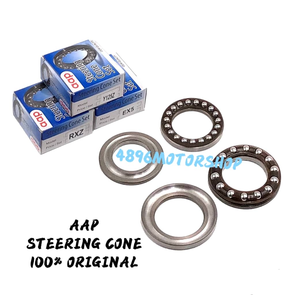 100% ORIGINAL AAP STEERING CONE BEARING SET YAMAHA RXZ MILI CATA ...
