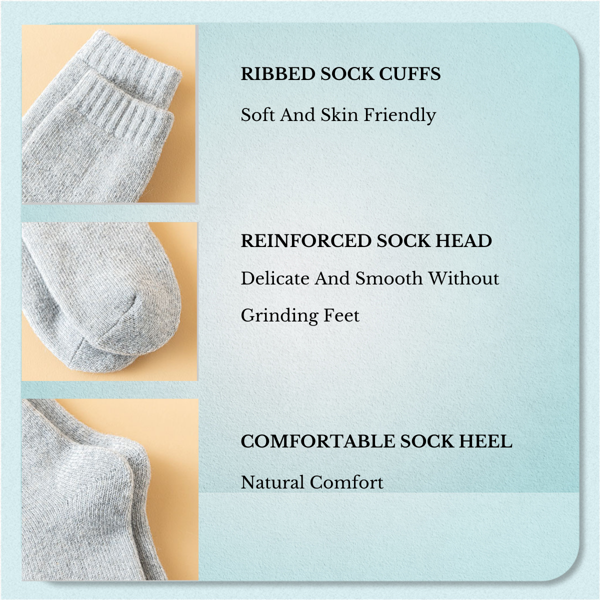 Hitchie Thick Cotton Wool Cashmere Socks Winter Warm Travel Stokin ...