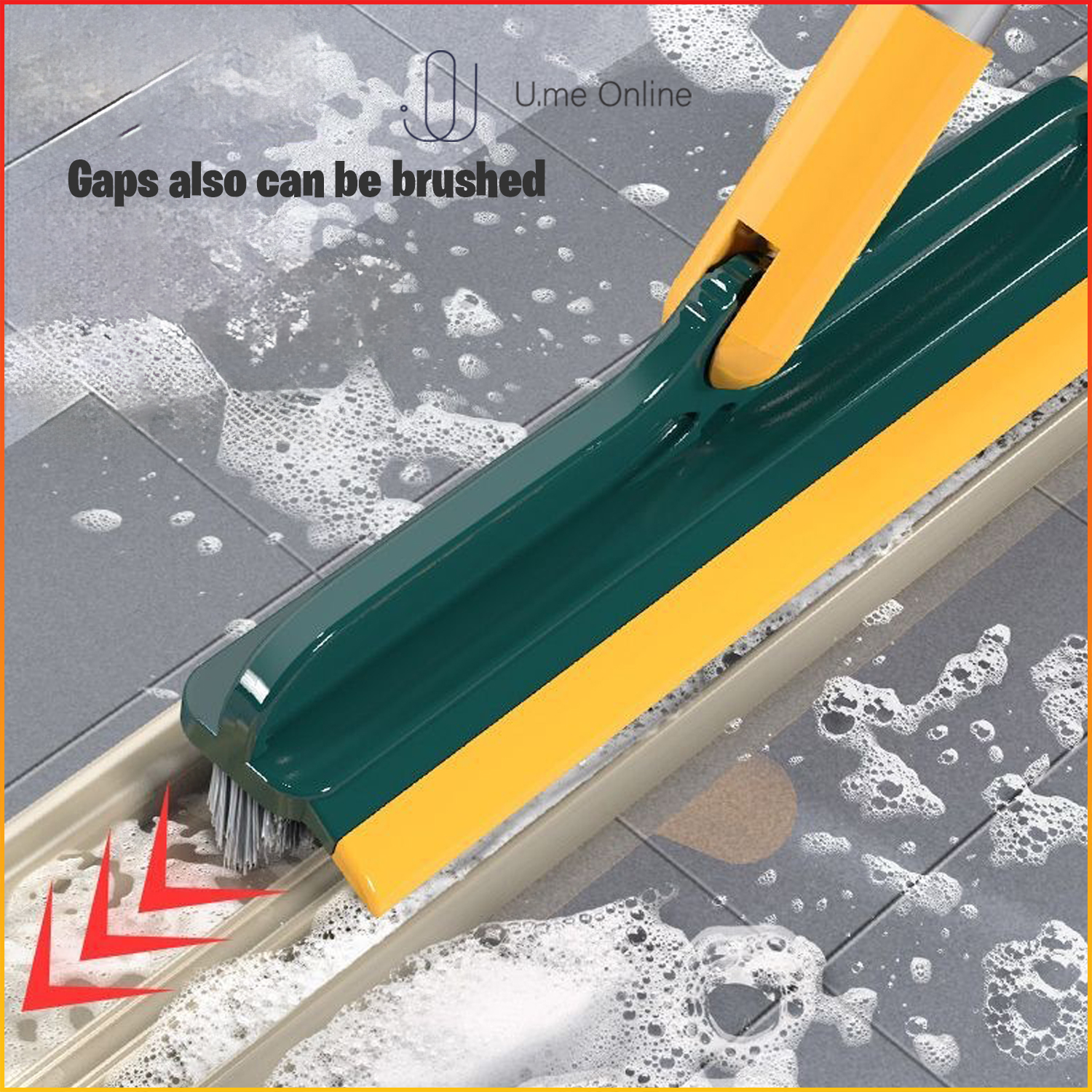 U.me 3 in 1 Brush Penyapu Berus Lantai Bilik Air Cuci Tandas Besi ...