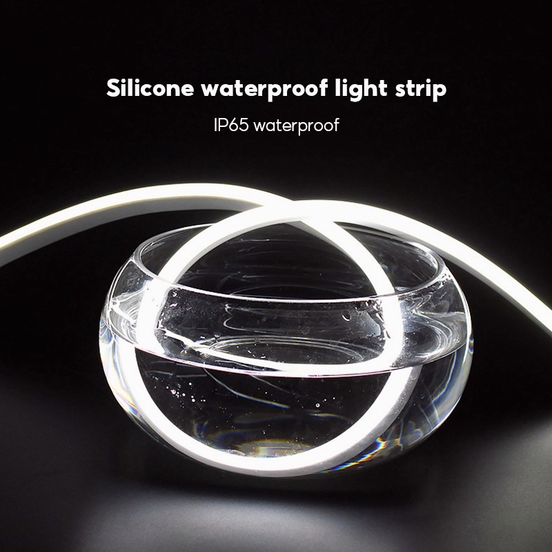 (Free EU Plug) 360° Led Strip Light Waterproof Narrow Neon light 220V ...
