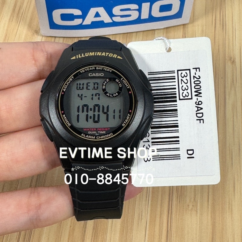 100% ORIGINAL CASIO DIGITAL F-200W-1A / F-200W-9A / F-200W-1 / F-200W-9 ...
