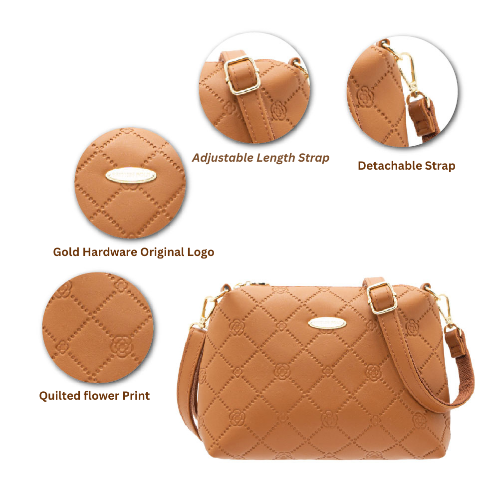British Polo Mikylie Ladies Womens PU Leather Handbag and Crossbody Bag ...