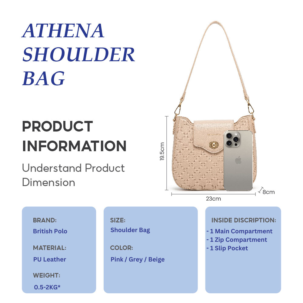 [Best Choice] British Polo Athena Shoulder Bag | Shopee Malaysia