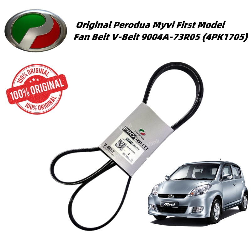 4PK1705 Original Perodua Myvi First Model Pro Ganti Fan Belt V Belt ...
