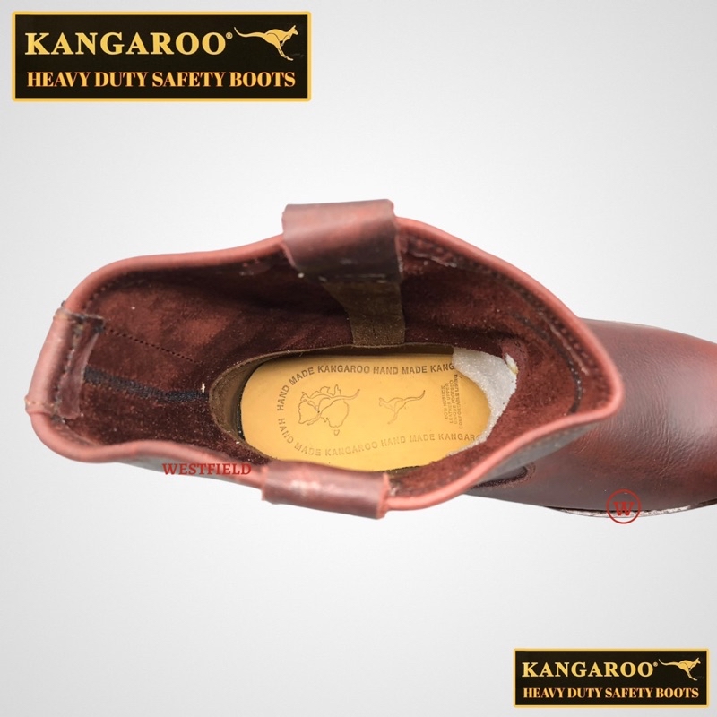 🔥Original🔥 Kangaroo® Men’s Premium Leather Heavy Duty 9” Safety Boots ...