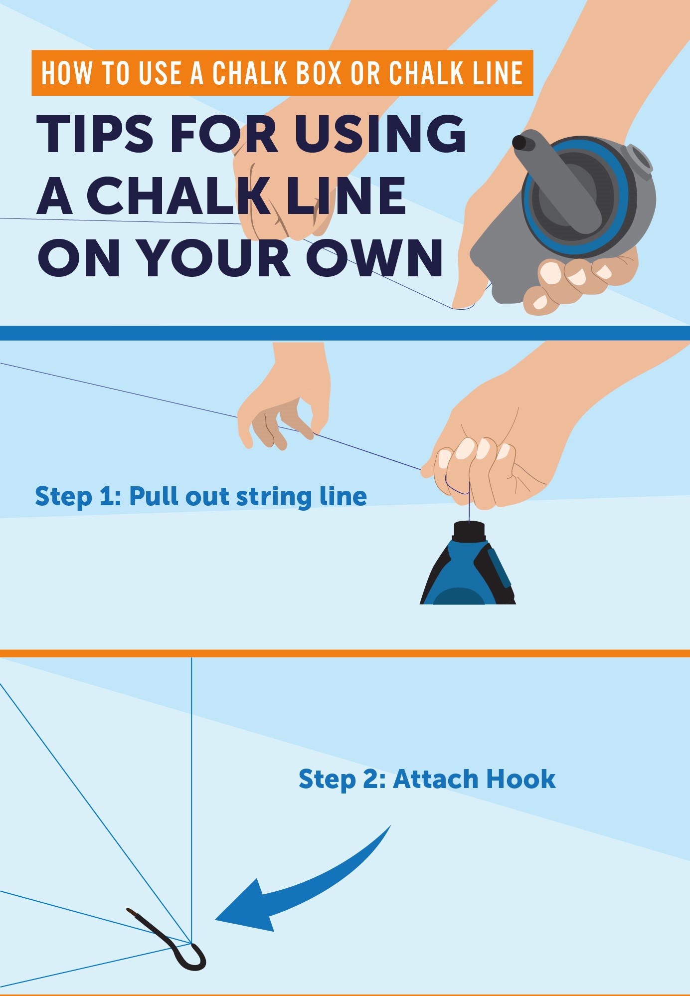 [ TOTAL ] THT661301 CHALK LINE REEL 30M | Shopee Malaysia