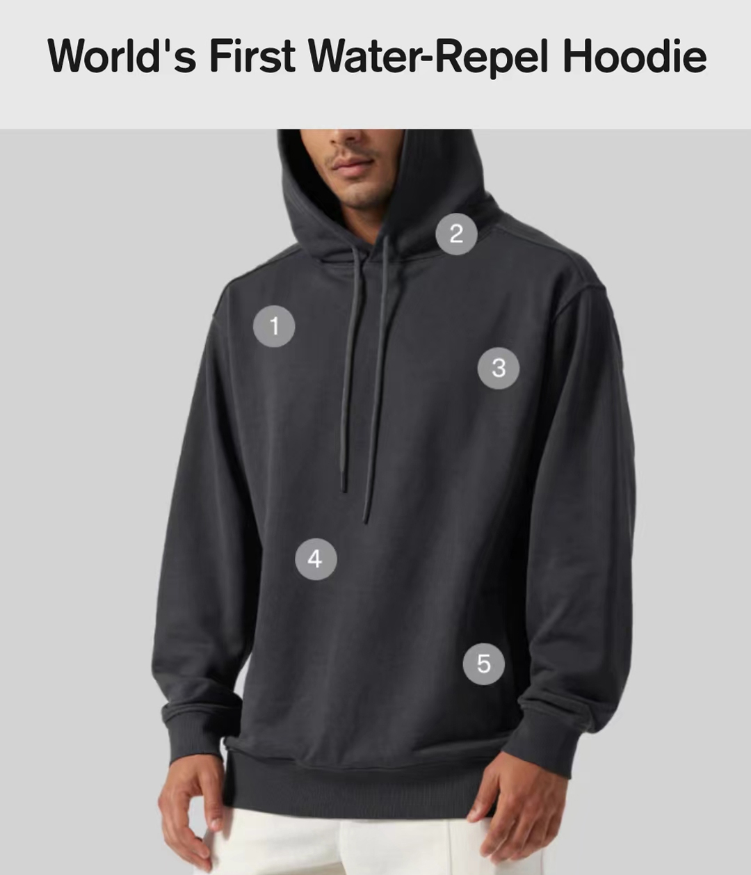 [NEW] TexTale_FRESH Rain-Repel Hoodie | World's First Water-Repel ...