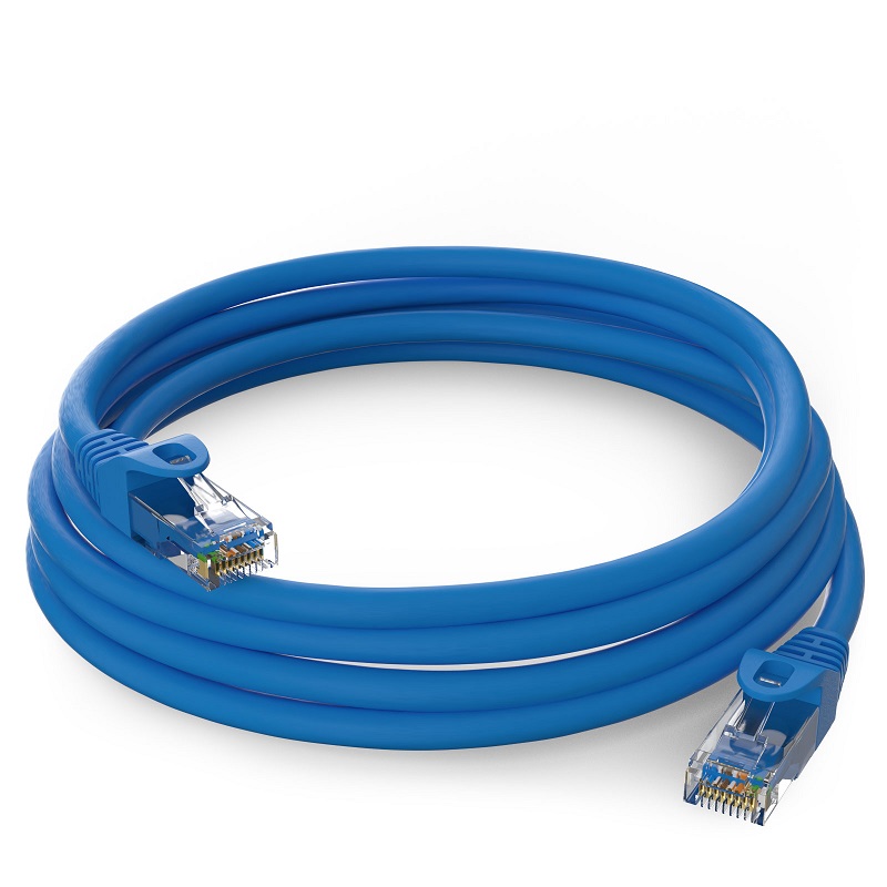 Cat6 Network Lan Cable RJ45 1000mbps Patch Gigabit Ethernet Cable Blue ...