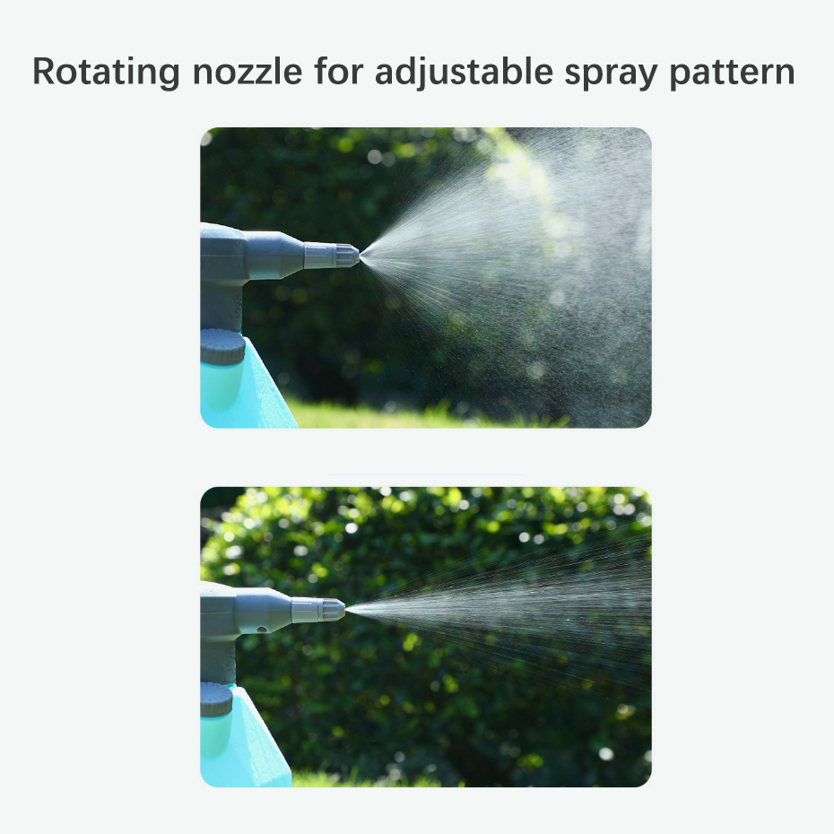 3L Electric Garden Mist Sprayer High Pressure Spray Bottle Adjustable ...