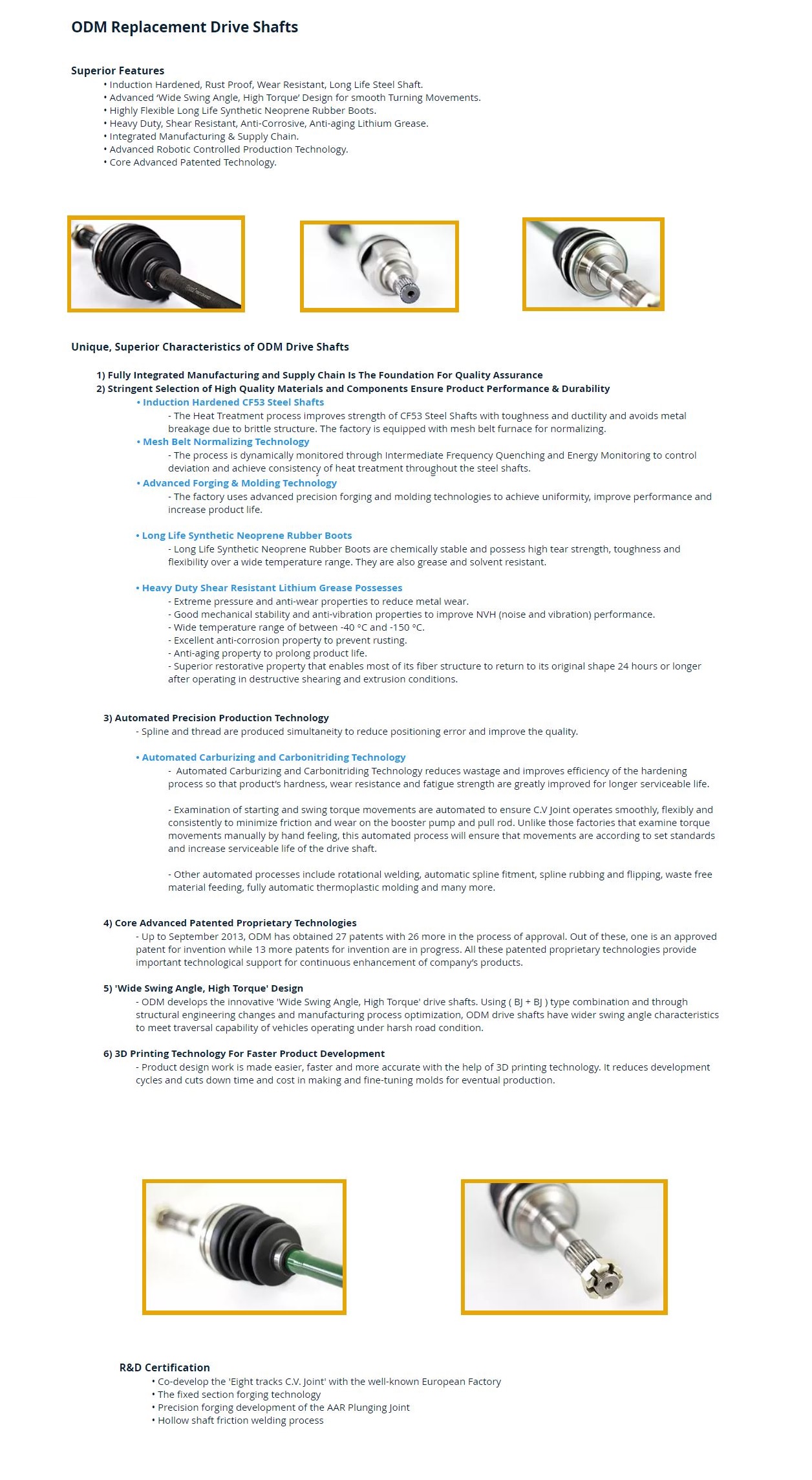 PROTON EXORA BOLD 1.6 (TURBO) ODM (CYCAR) DRIVE SHAFT (LEFT & RIGHT ...