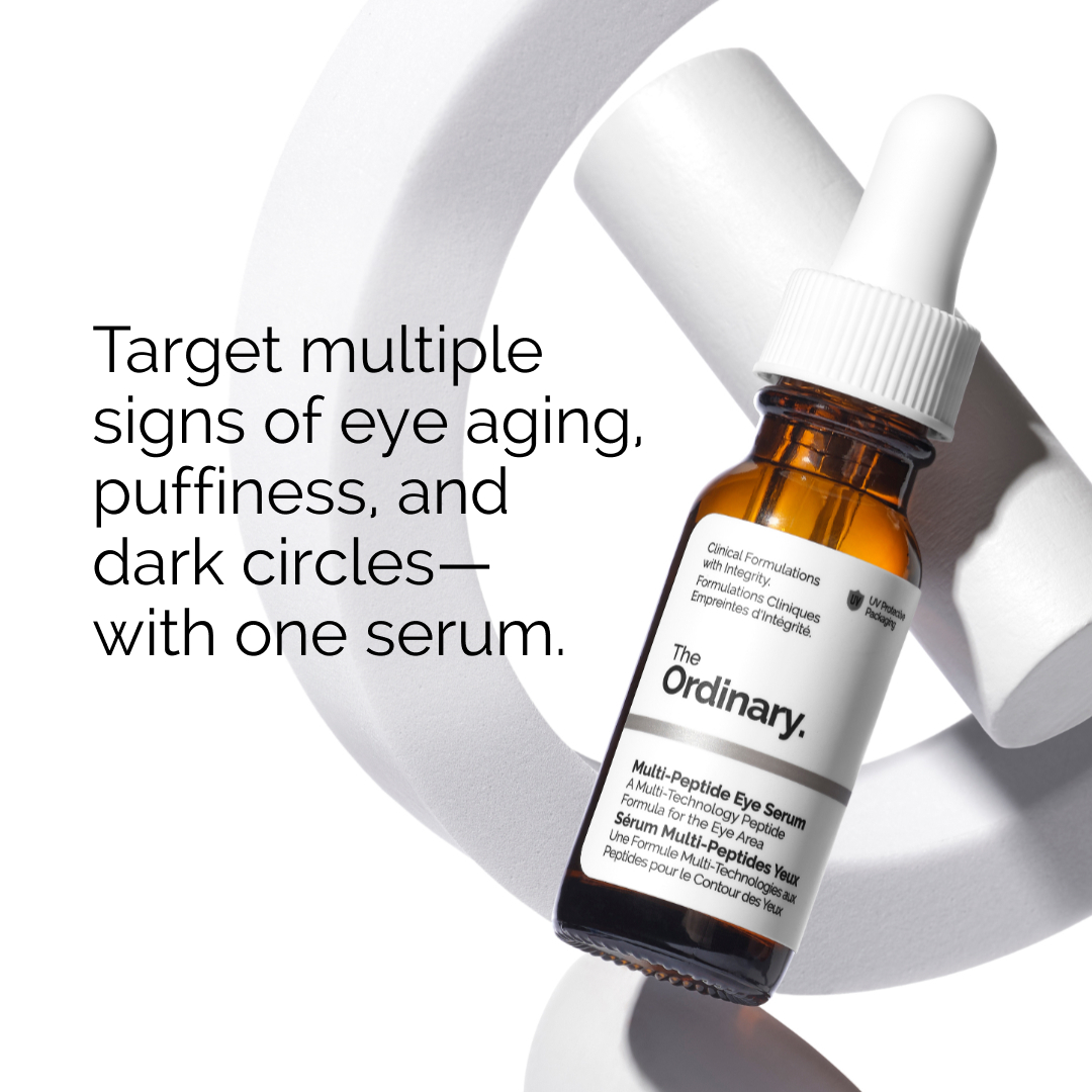 The Ordinary Multi-Peptide Eye Serum - 15 mL | Targets Early Signs of ...