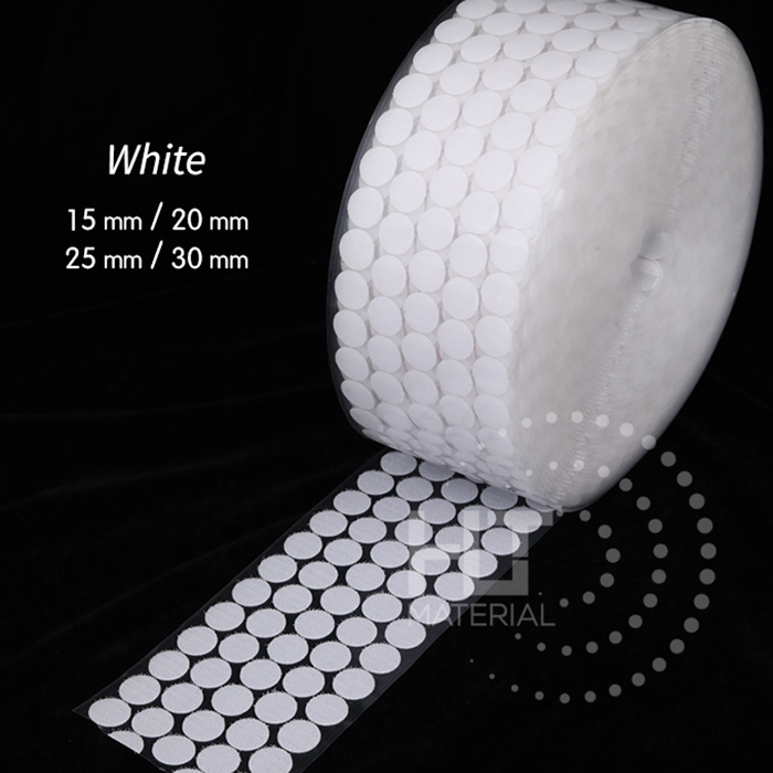 Self Adhesive Velcro Tape Round Dot Hook & Loop Velcro Dot 10mm/15mm ...