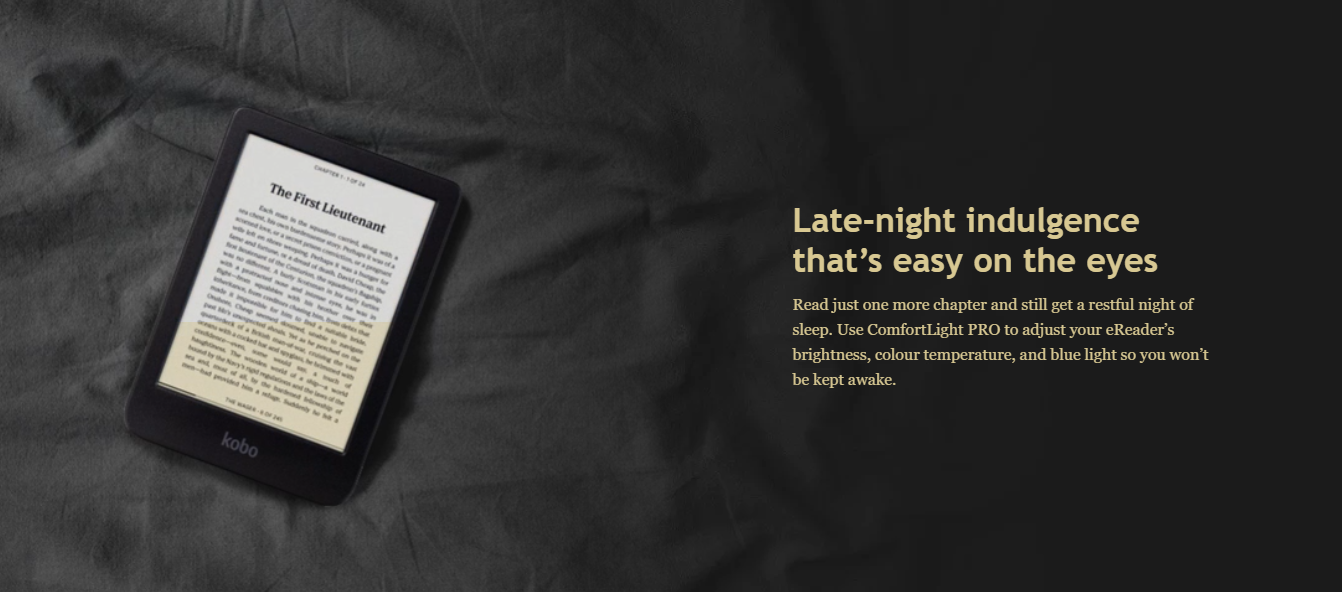 Rakuten Kobo Clara BW eReader 6-Inch Glare-Free Reading Tablet ...
