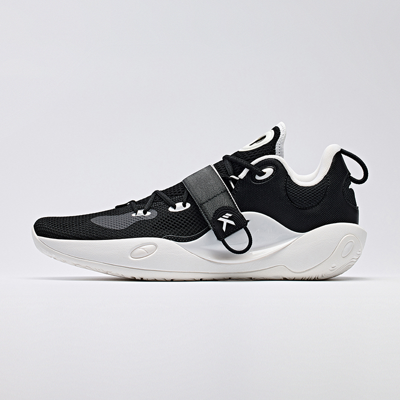 ANTA Men Splash 6 LITE BASKETBALL SHOES 1124B1608-2- Black/Paper White ...