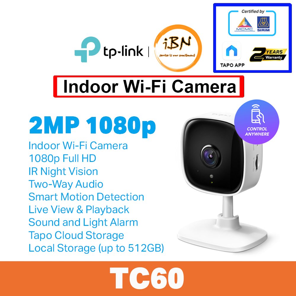 【🔥SIRIM🔥】TP-Link Tapo TC60 Security IP Camera 1080HD Full HD CCTV/WIFI ...