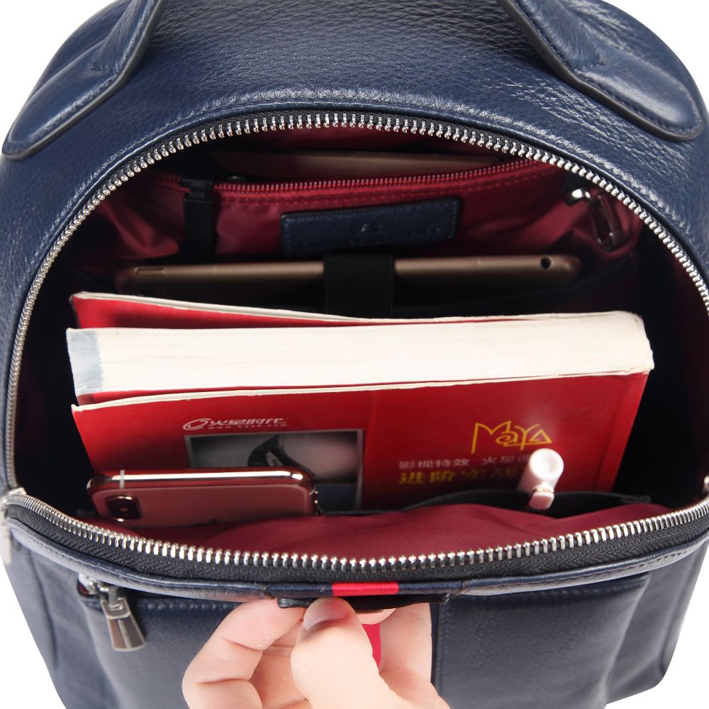 Charles Berkeley BURLINGTON British Style Men's Leather Backpack with ...