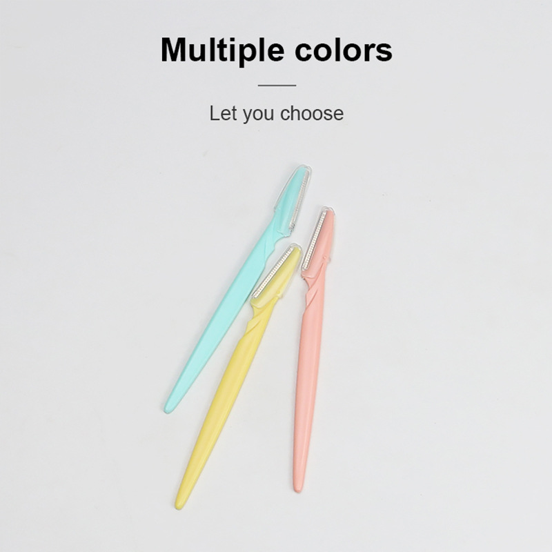 KAUKAU Makeup Eyebrow Lady Eyebrow Trimmer Blade Shaver Foldable ...