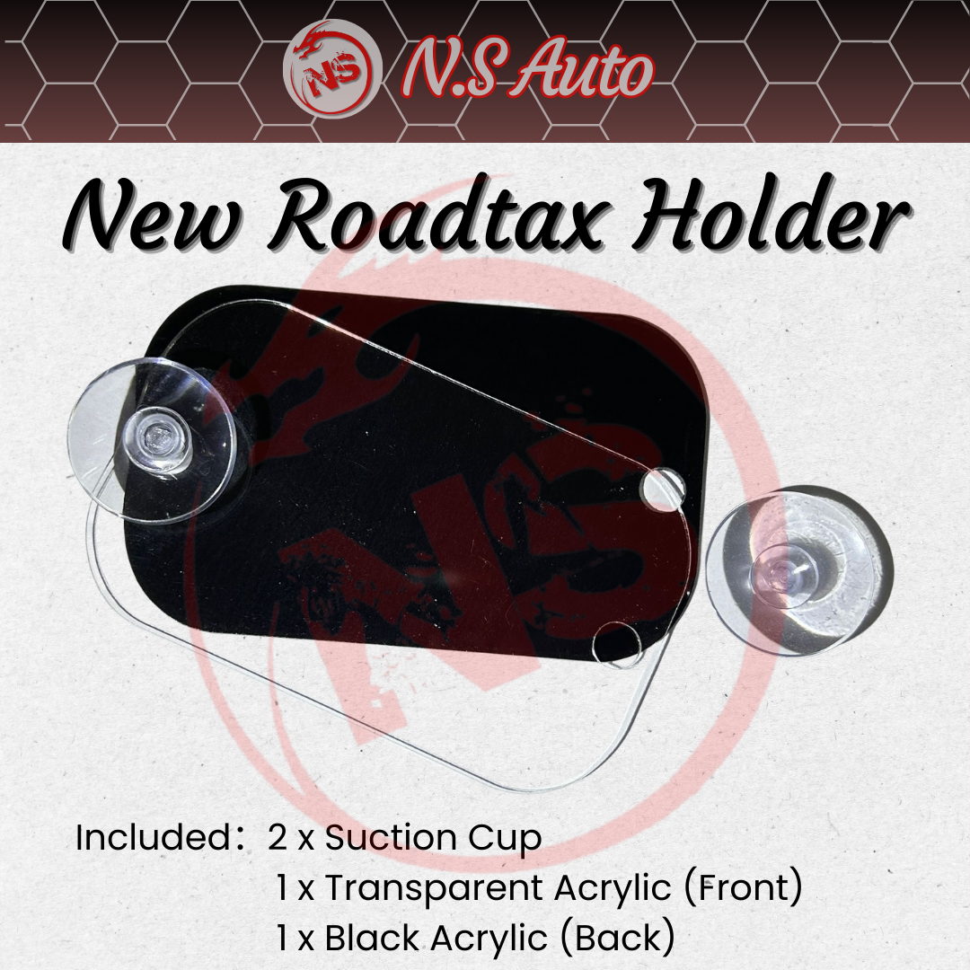 New Acrylic Roadtax Holder New Generation 2024 (Small Size) Car Road ...
