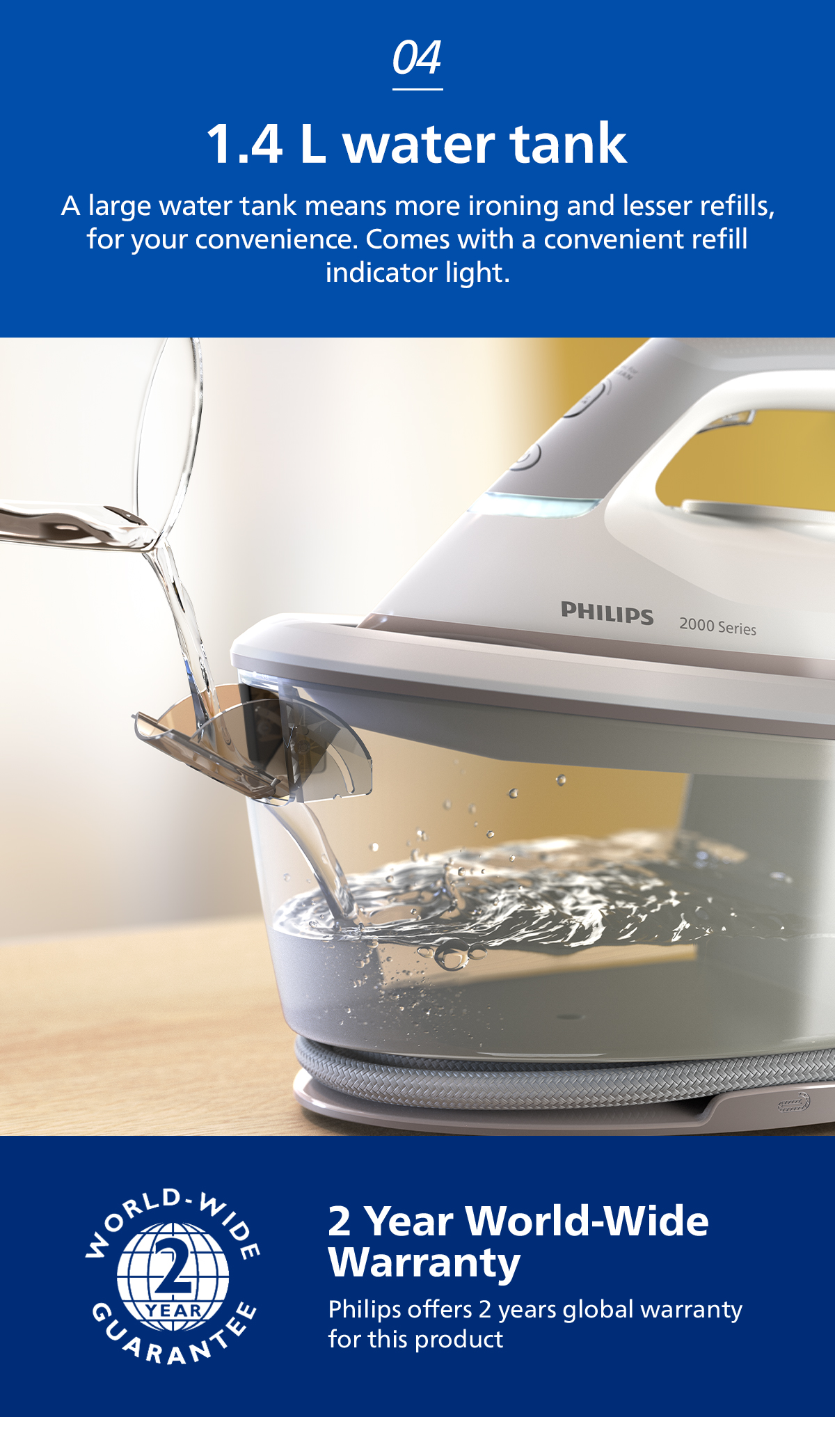 PHILIPS Steam Generator Iron 2000 Series (PSG2000/80) | Shopee Malaysia