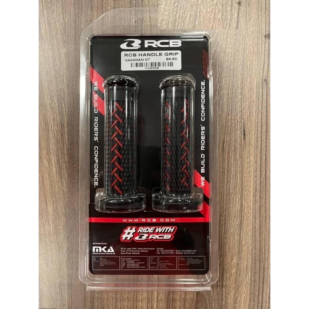 100% ORIGINAL RCB RACING BOY HANDLE GRIP THROTTLE NAGAMAKI SINGLE TONE / DUAL TONE RUBBER ...