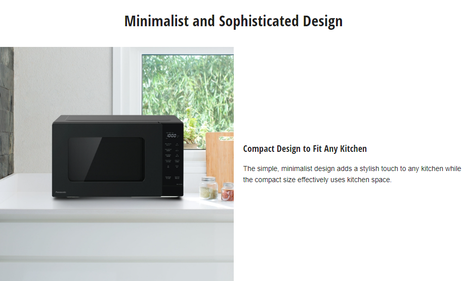 PANASONIC 25L SOLO MICROWAVE OVEN NN-ST34 / NN-ST34NB / NN-ST34NBMPQ | Shopee Malaysia