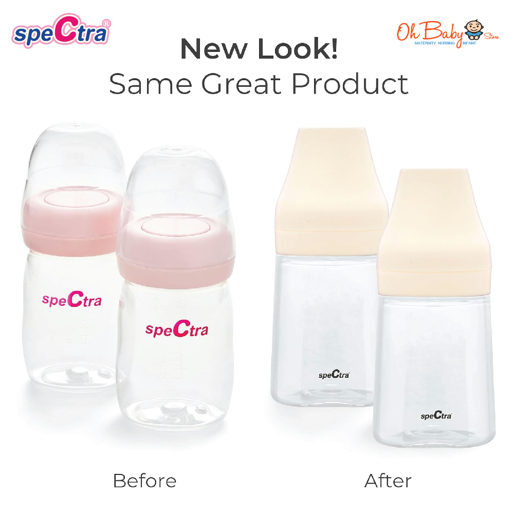 Spectra Wide Neck Breast Milk Storage Bottle (Pack of 2) | Shopee Malaysia